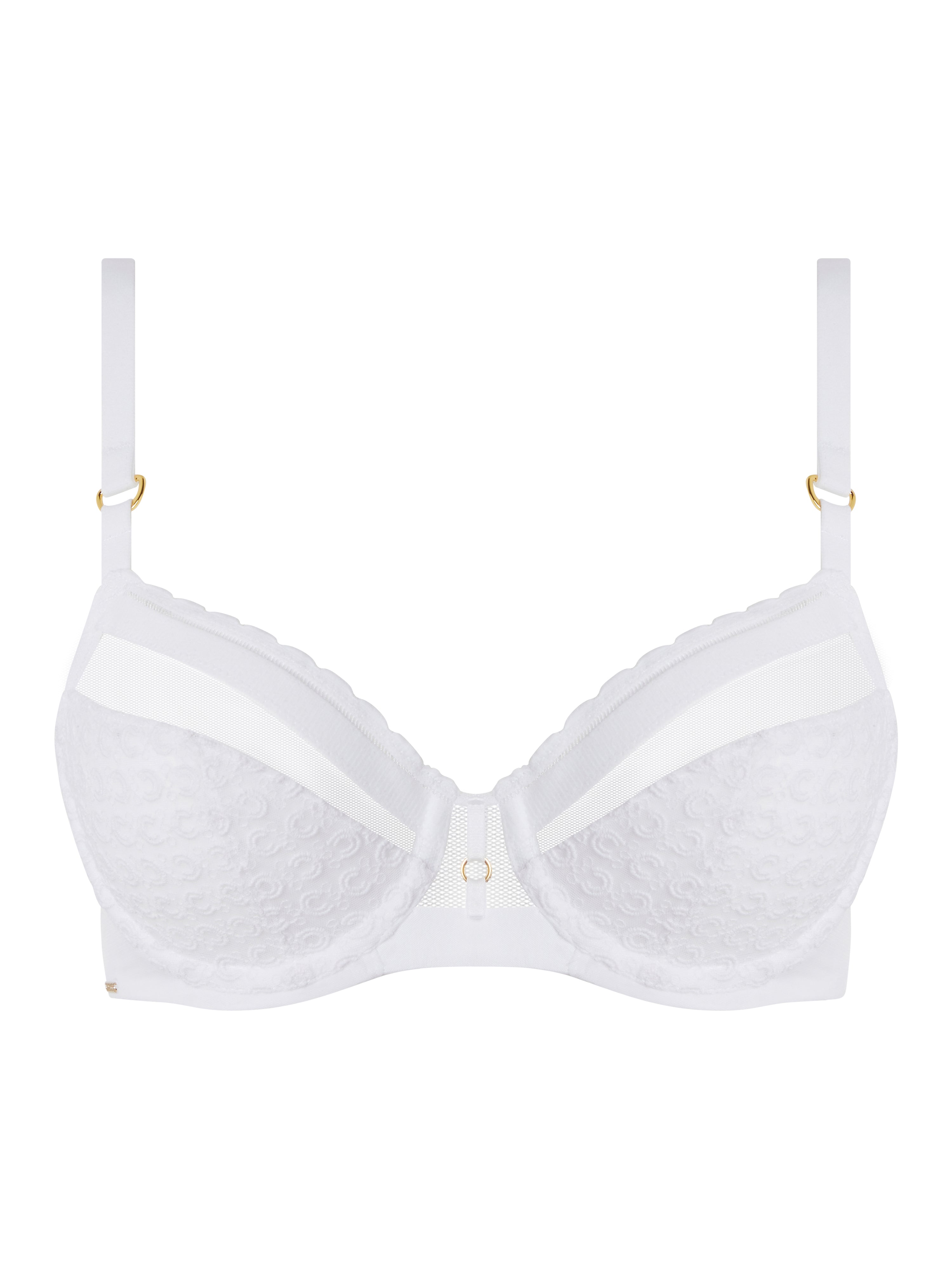 Chantelle - Monogram Covering Spacer Bra White | Ouh La La