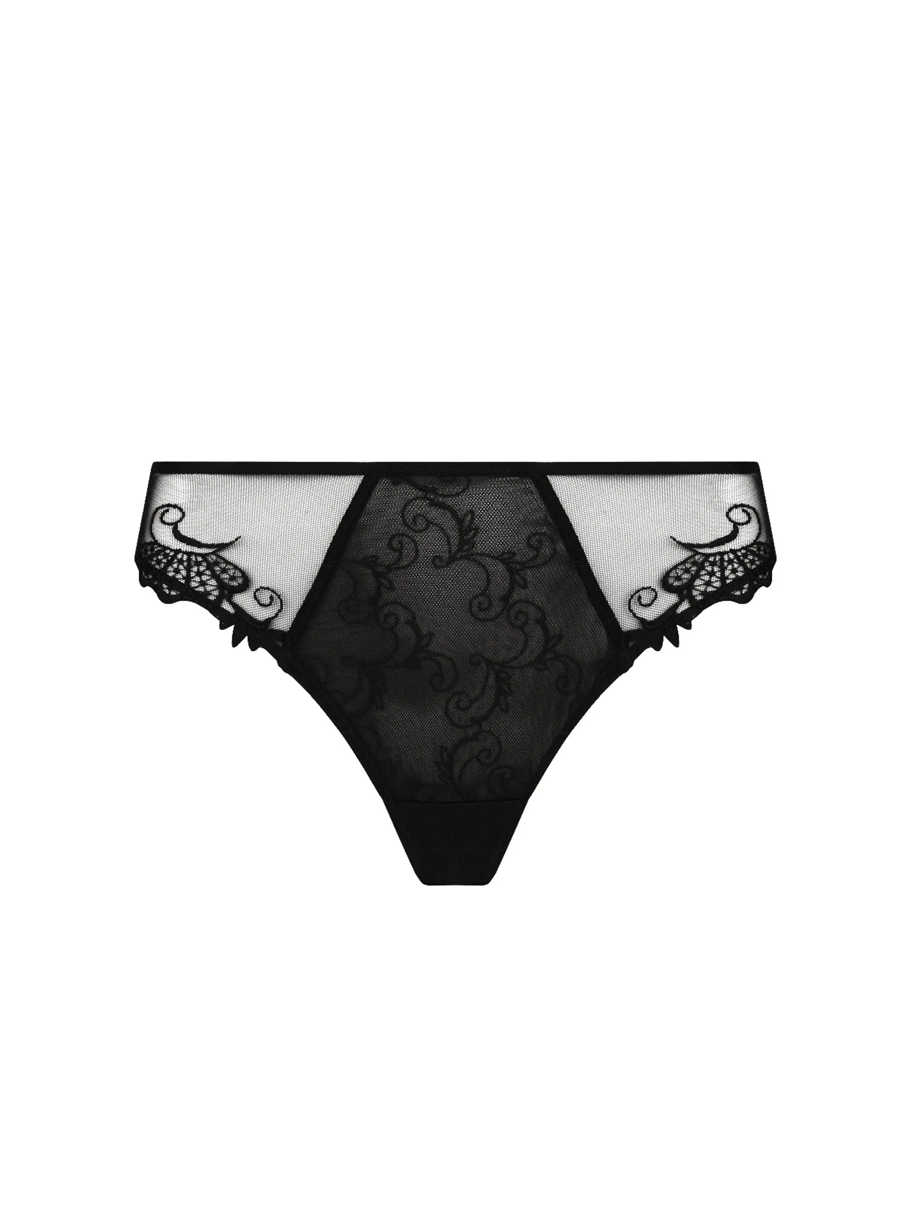 Lise Charmel Dressing Floral Fancy Brief - Noir | Ouh La La