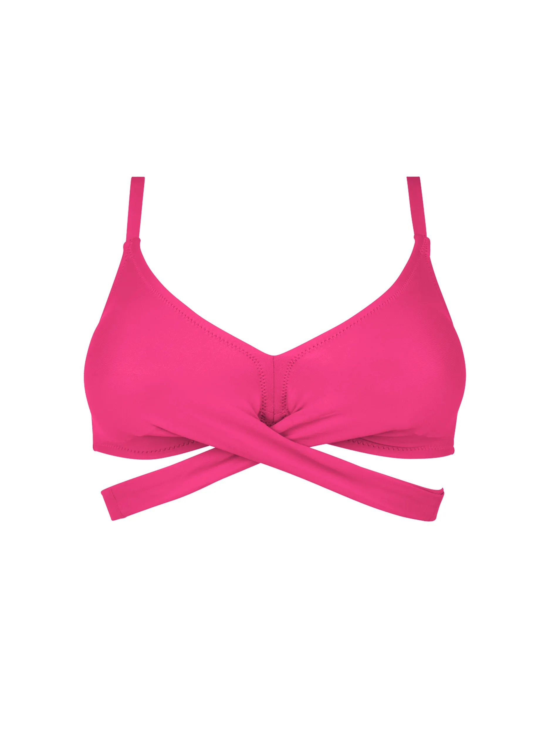 Antigel Swimwear - La Chiquissima Soft Padded Triangle Bikini With Ties ...